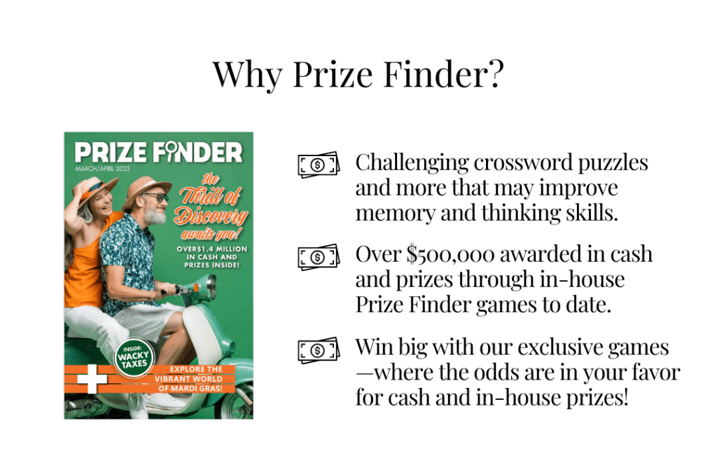 Homepage – Prize Finder Magazine
